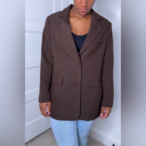 Darling | Jackets & Coats | Darling Burgundy Blazer | Poshmark